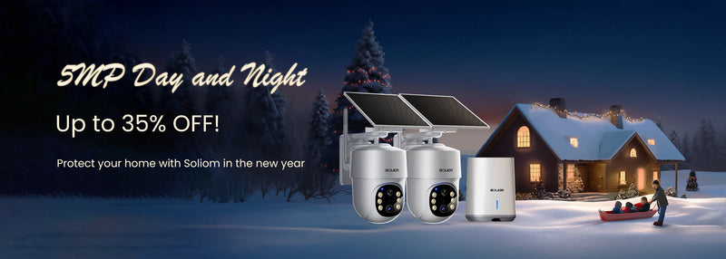 Soliom Outdoor Wireless 4G Security Cameras and Bird Feeder Cameras