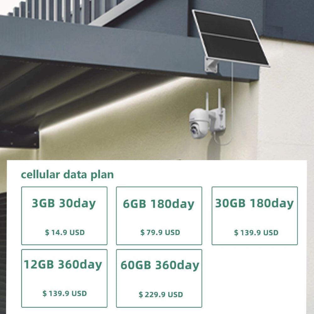 24/7 Cellular Camera - Solar Powered, 360° Pan & Tilt - Soliom SL800
